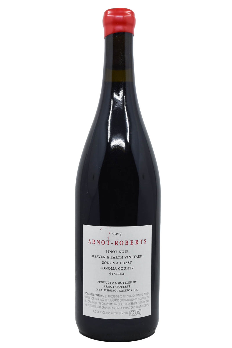 Arnot-Roberts Sonoma Coast Pinot Noir Heaven and Earth 2023 – Flatiron SF
