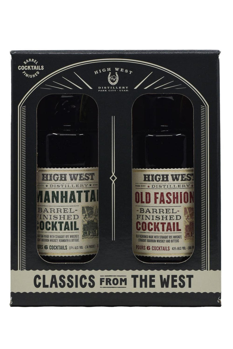 High West Barrel Finished Cocktail Combo Pack (2x375ml) – Flatiron SF