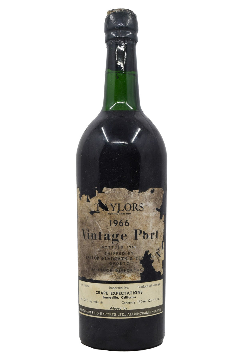 Taylor's Vintage Port (Bad Label) 1966 – Flatiron SF