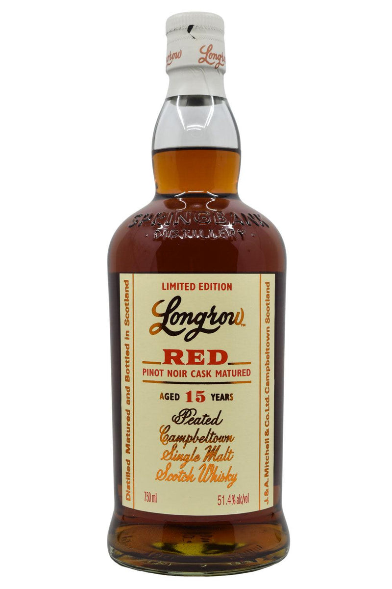 Longrow Red 15 Year Pinot Noir Cask Scotch – Flatiron SF