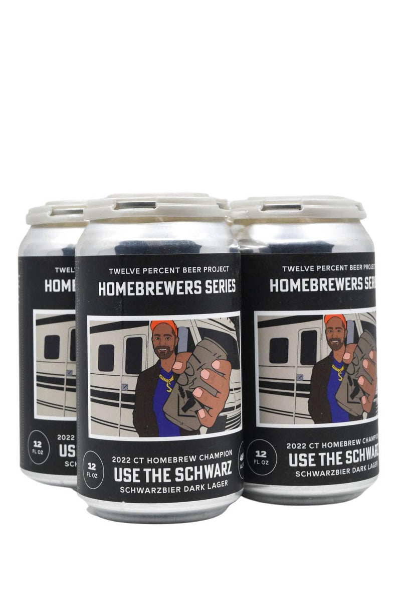 Twelve Percent Beer Project Use the Schwarz Dark Lager 4pk (12oz ...